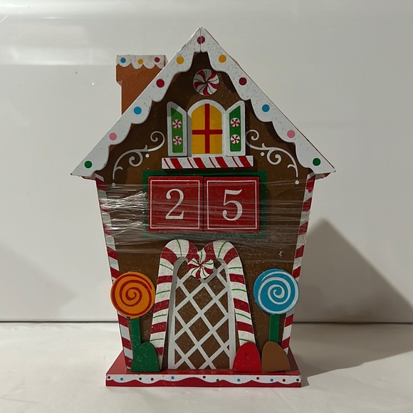 Holiday | New Gingerbread House Christmas Countdown Blocks 1x3in | Poshmark